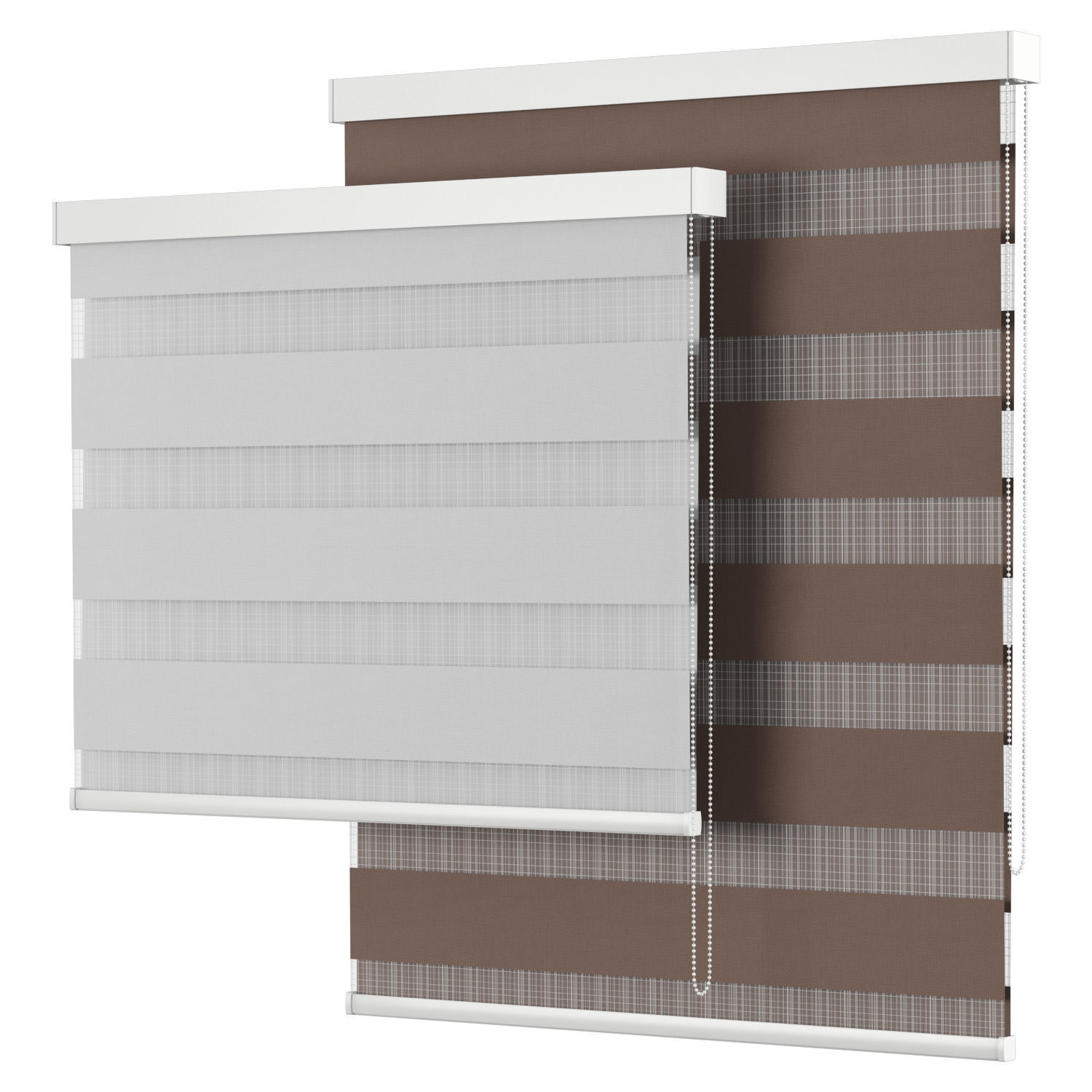 Roller Blind 105 Day and Night Semi-Sheer Roller Shade Stockholm 3D model | CGTrader