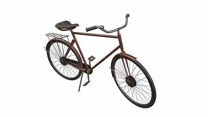 3D model Old Bicycle VR / AR / low-poly | CGTrader