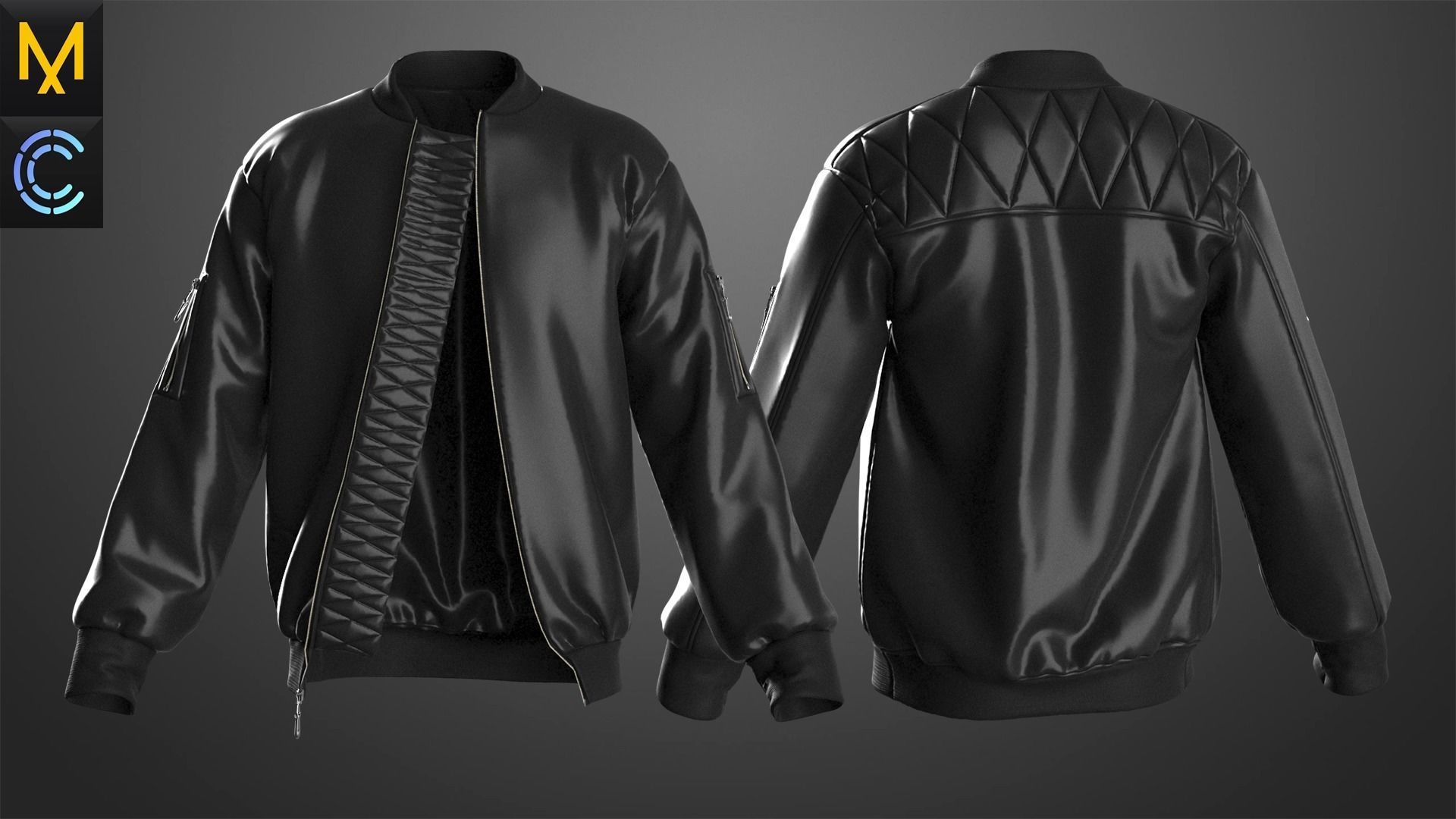 Bomber Male OBJ mtl FBX ZPRJ 3D model | CGTrader