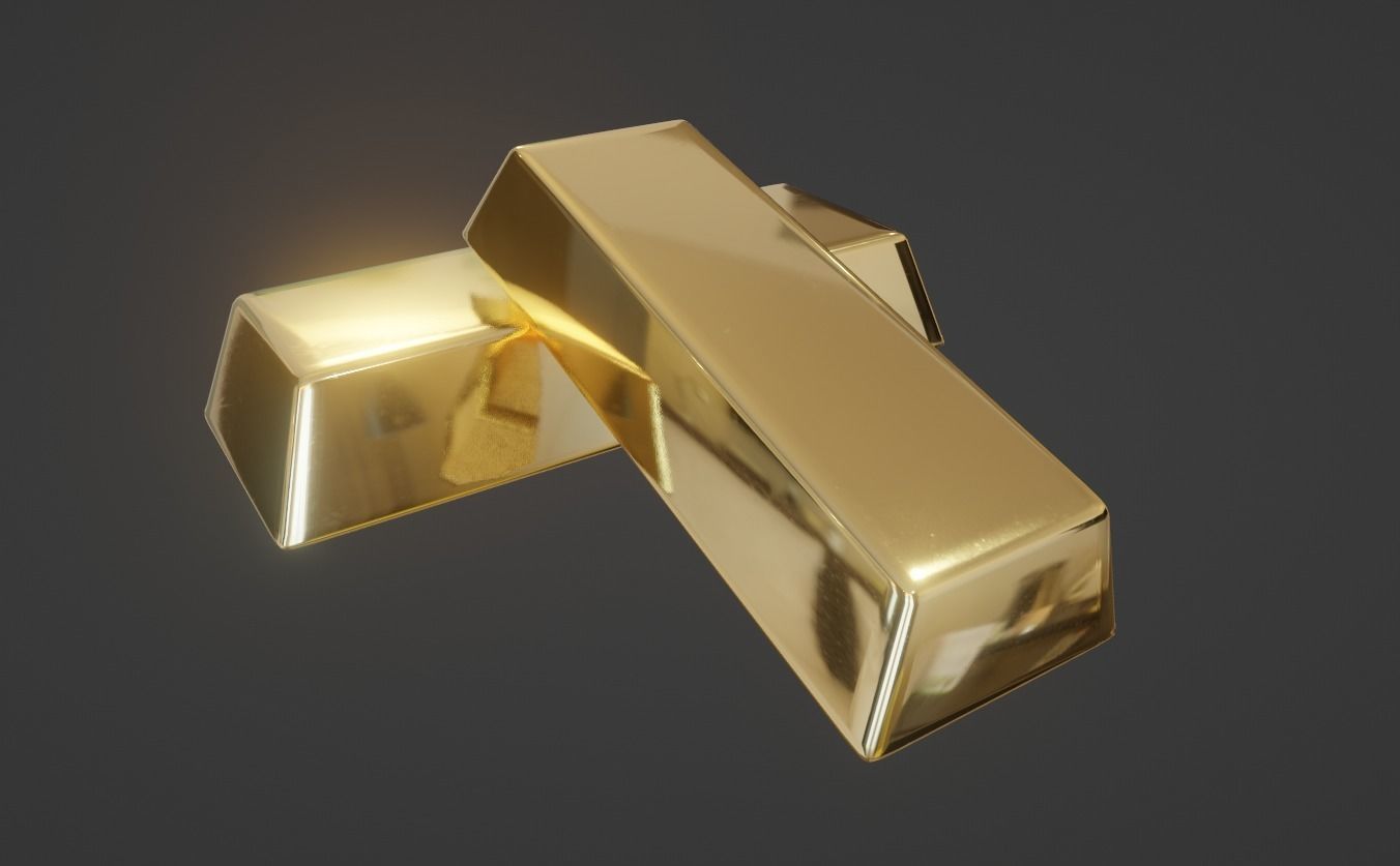 Gold bar 3D model | CGTrader