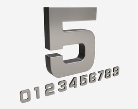 Number 3D Models | CGTrader