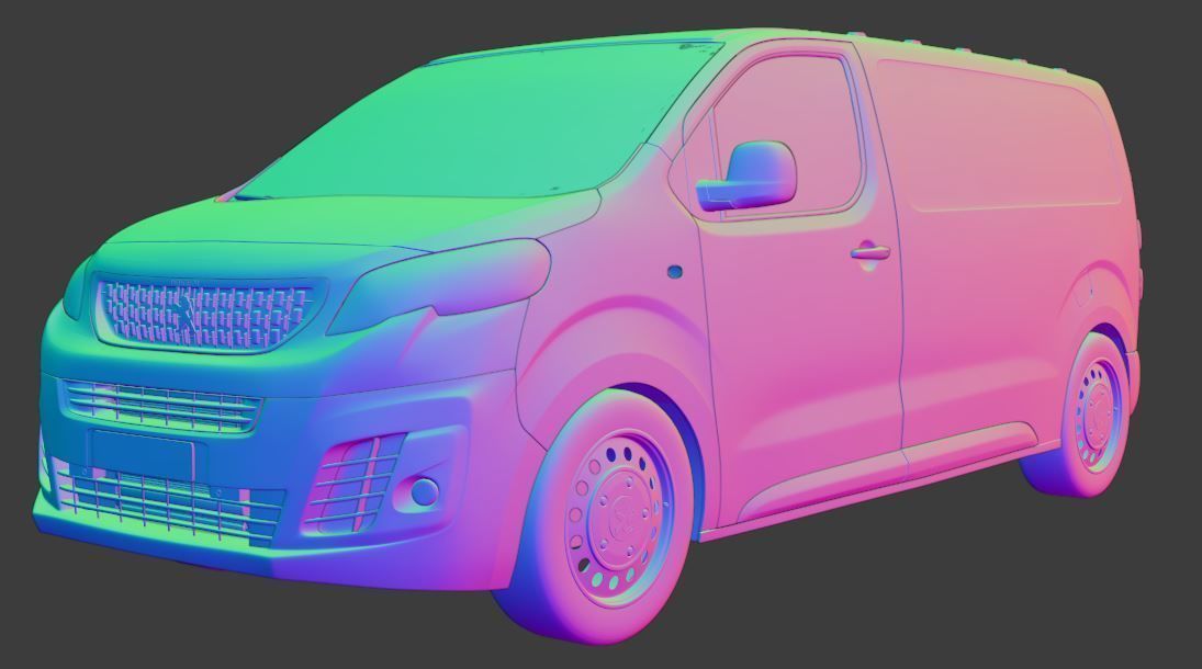 PEUGEOT MASTER CAR 3D model | CGTrader