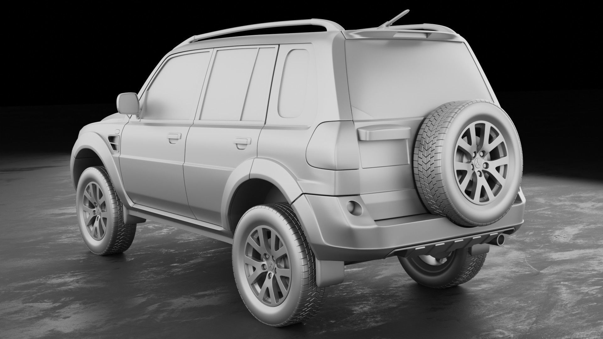 2012 Mitsubishi Pajero TR4 stl for 3D printing 3D model 3D printable ...