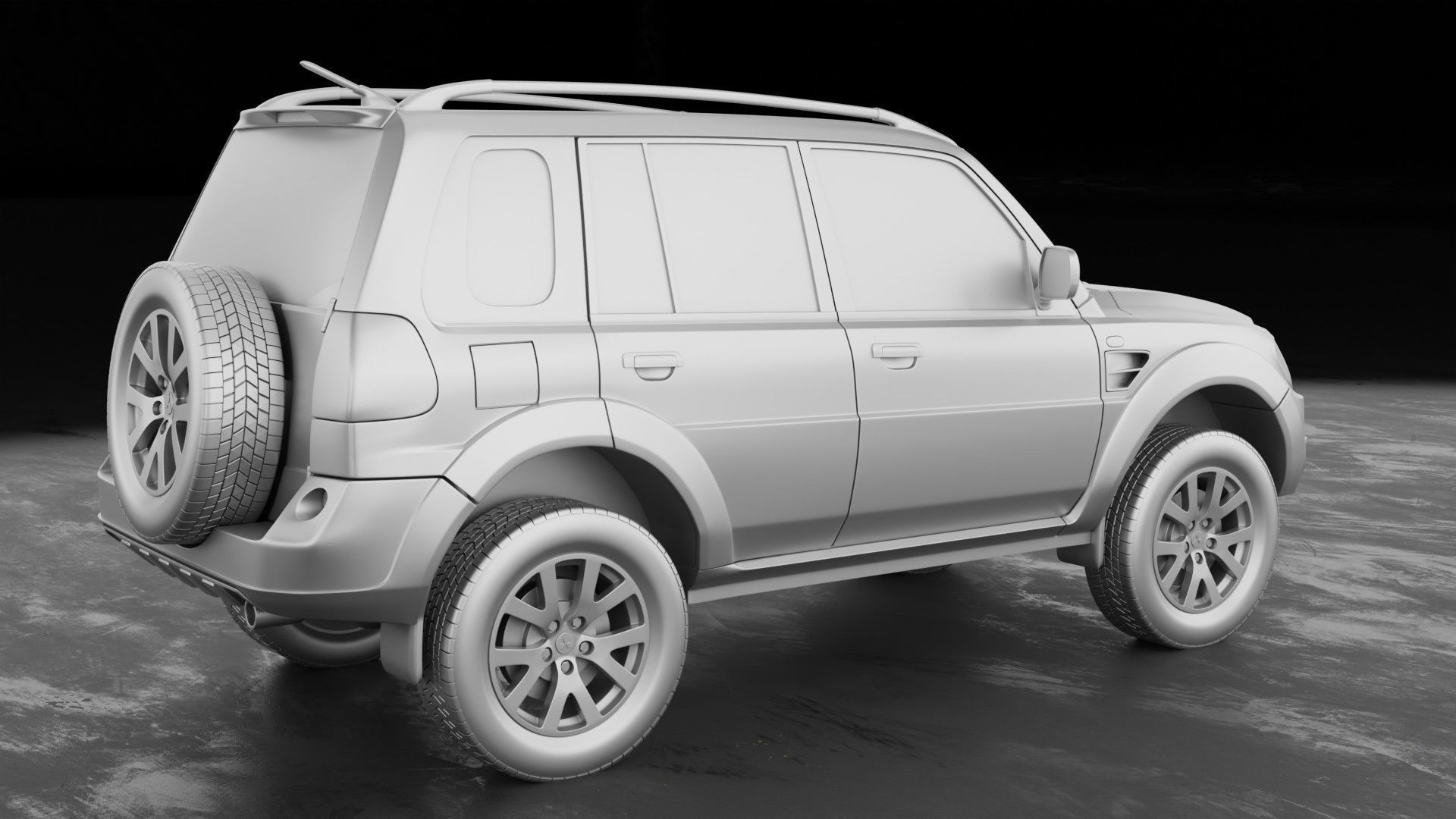 2012 Mitsubishi Pajero TR4 stl for 3D printing 3D model 3D printable ...