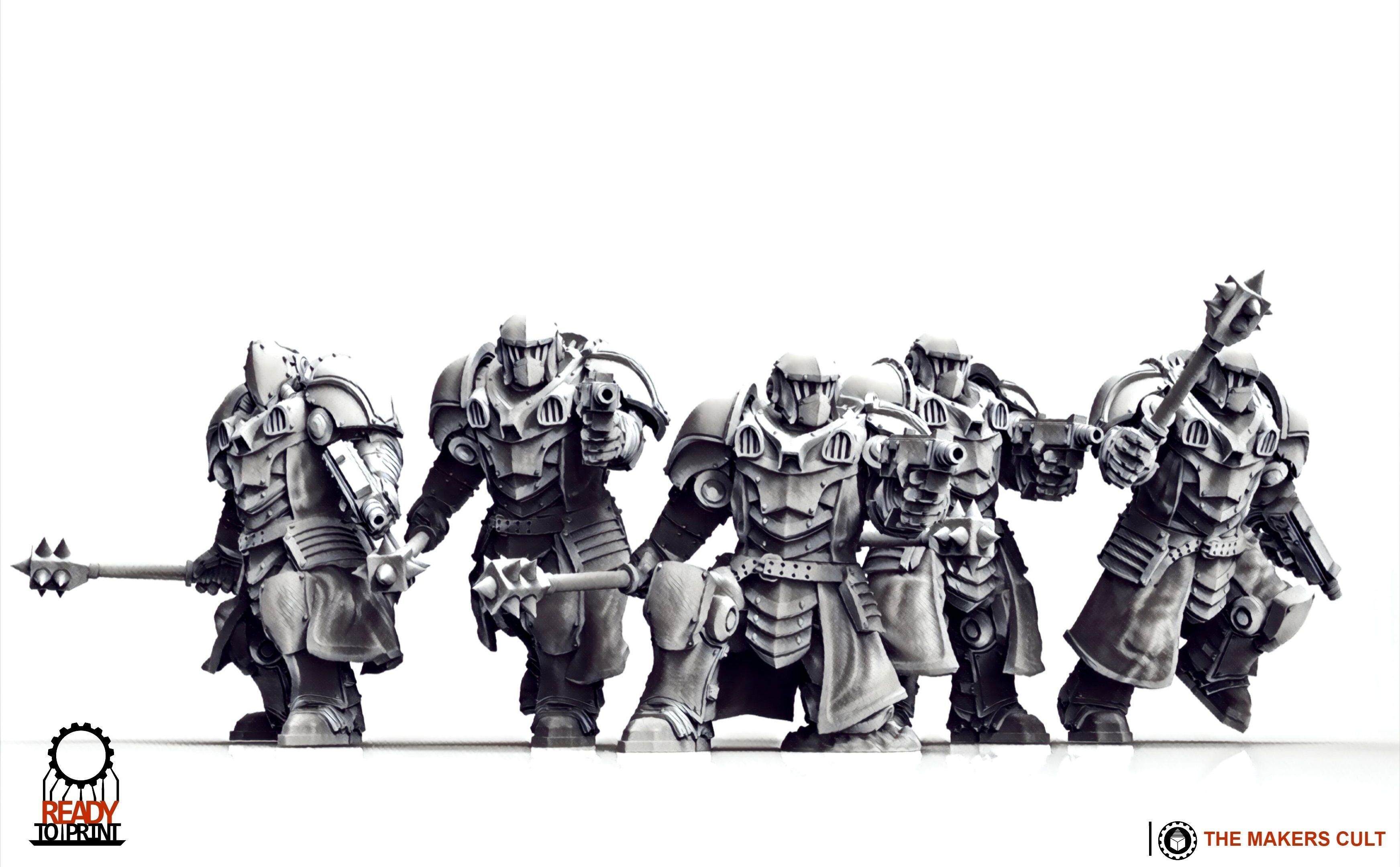 Black Knights - MK3 Infantry 3D model 3D printable | CGTrader