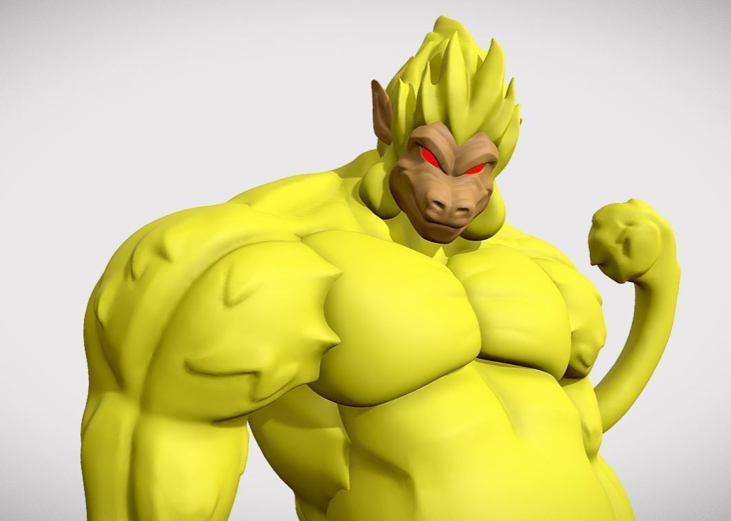 Golden Oozaru 3D model | CGTrader