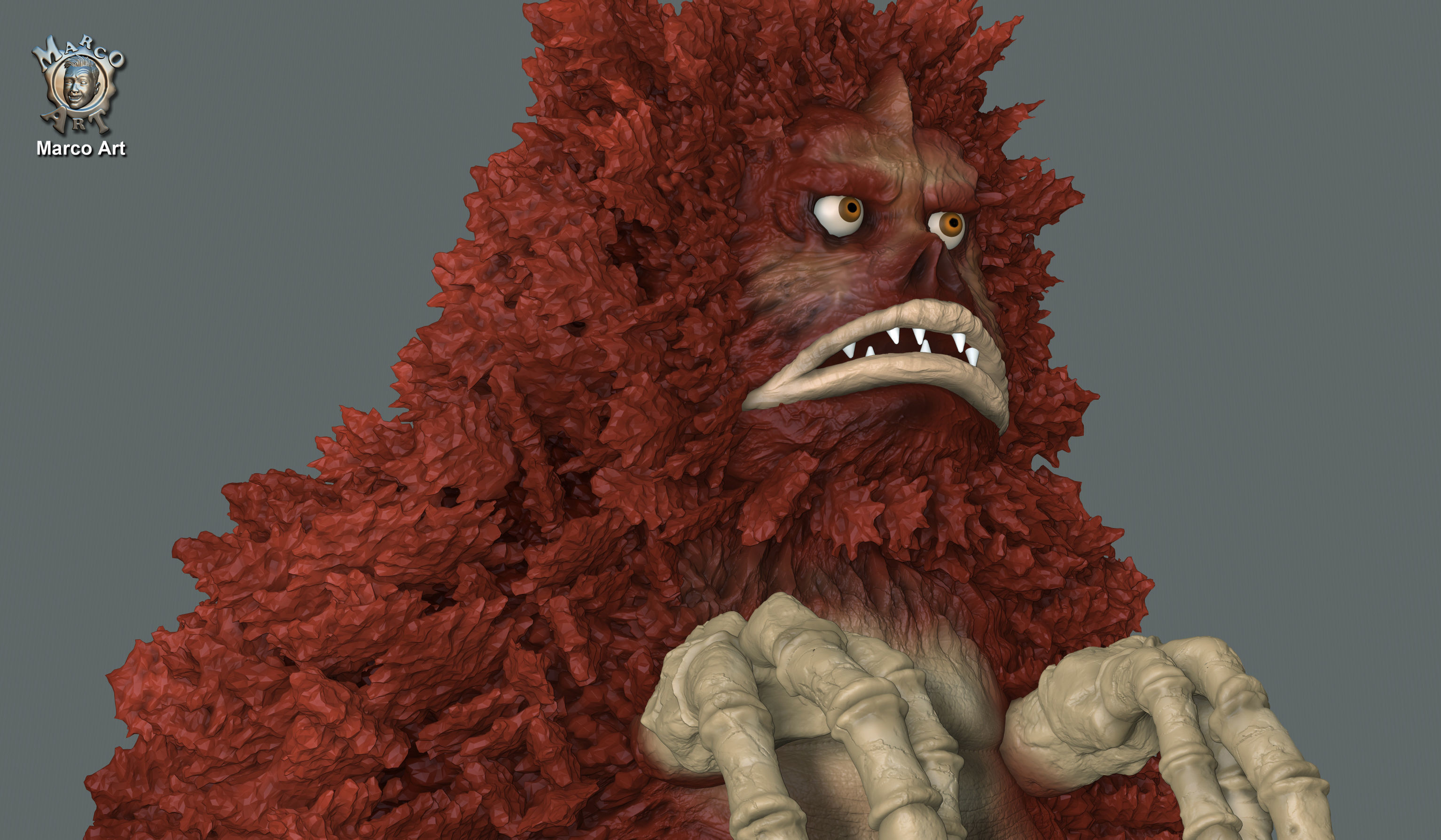 Garamon Stl flie 3D model 3D printable | CGTrader