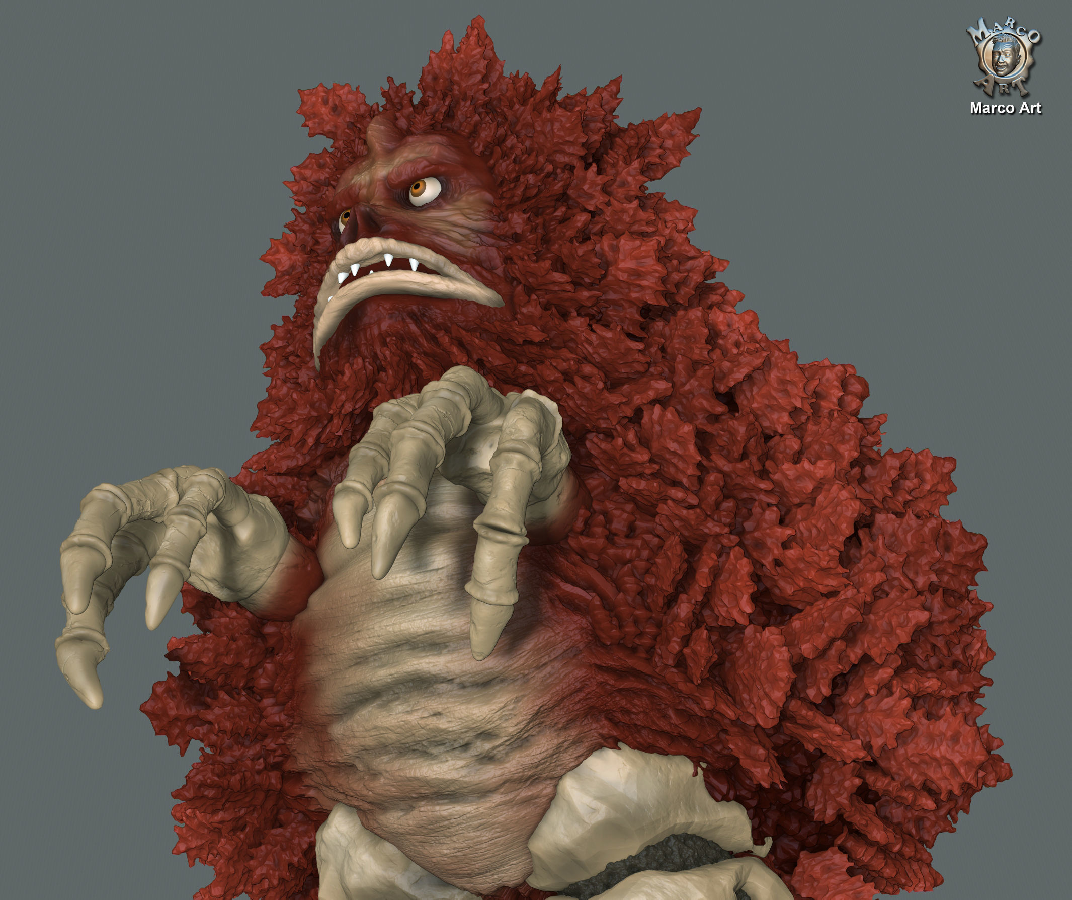 Garamon Stl flie 3D model 3D printable | CGTrader