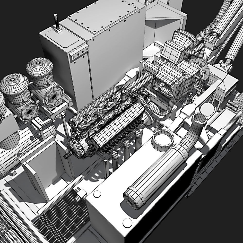 Rotary Blasthole Drill 3D model | CGTrader