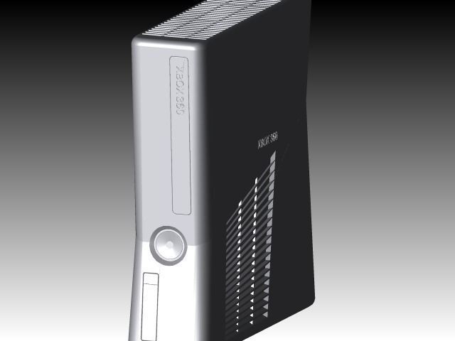 XBOX 360 Slim free 3D model | CGTrader