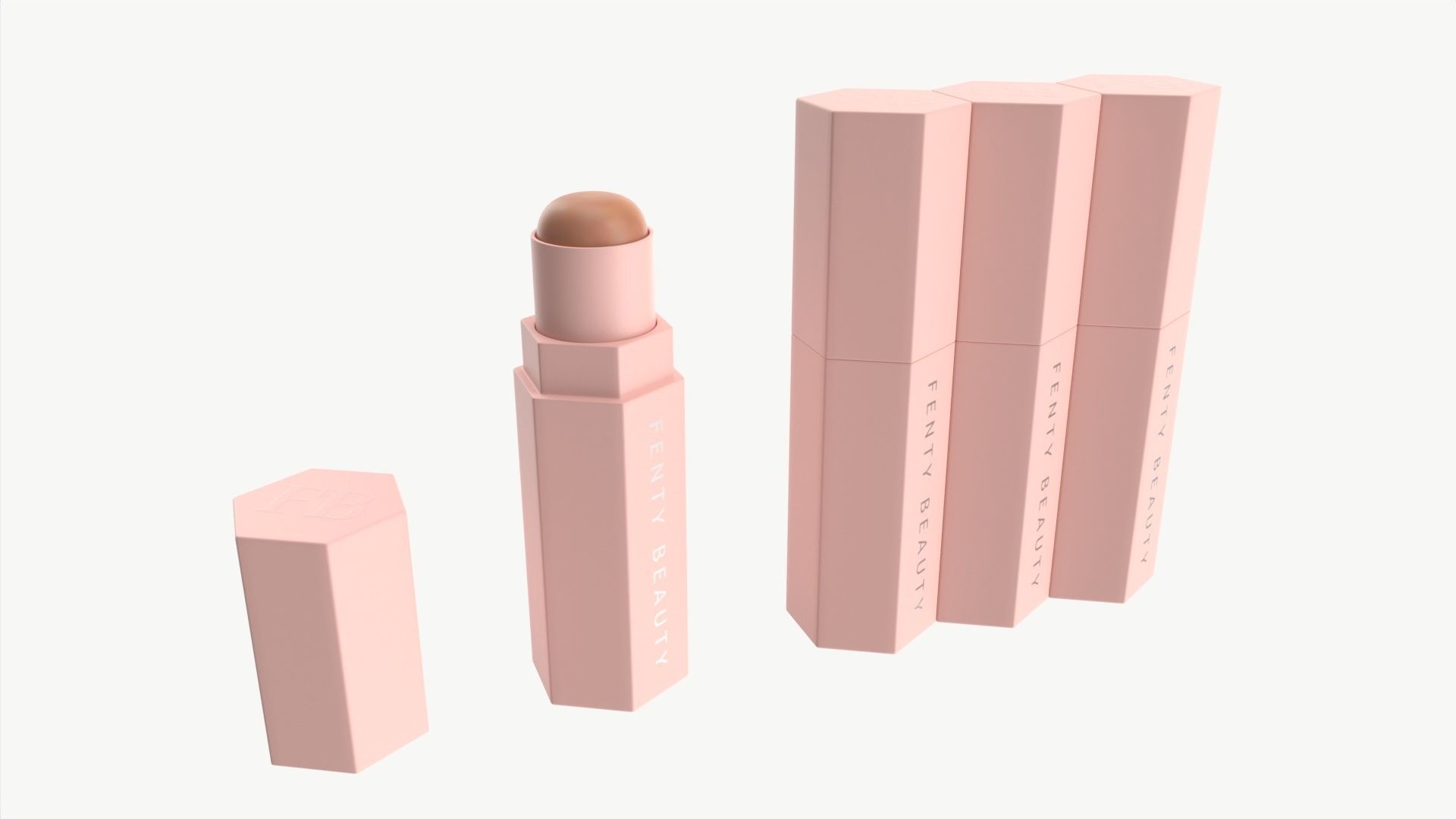 Fenty Beauty Match Stix Trio makeup sticks 3D model | CGTrader