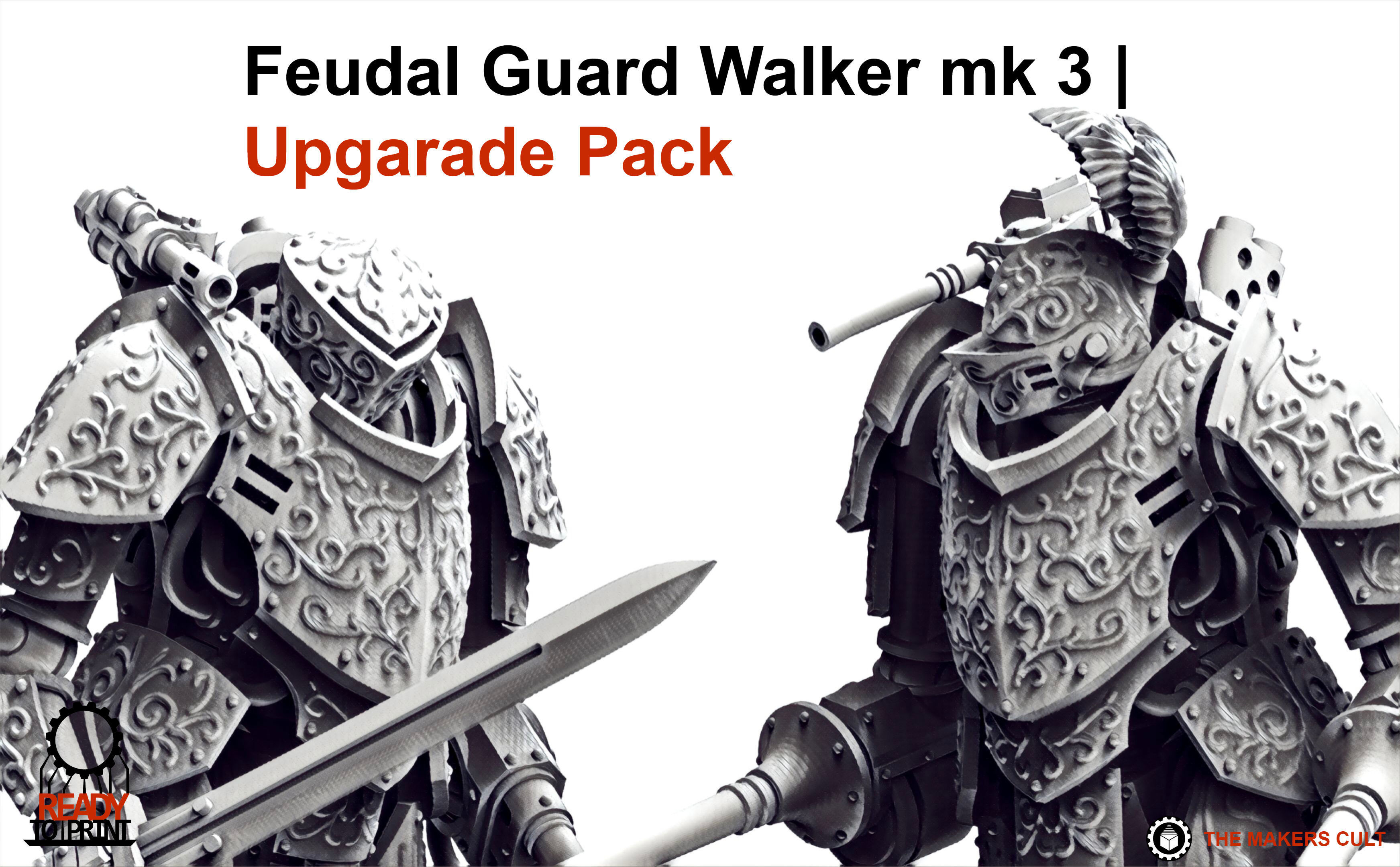 Feudal Guard - Walker Upgrade Kit 1 3D model 3D printable | CGTrader