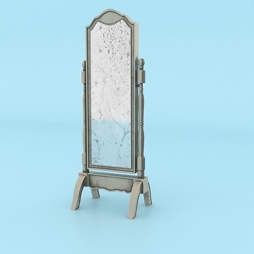 3D model antique mirror VR / AR / low-poly | CGTrader