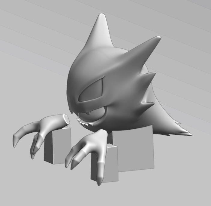 Pokemon Haunter con base 3D model 3D printable | CGTrader