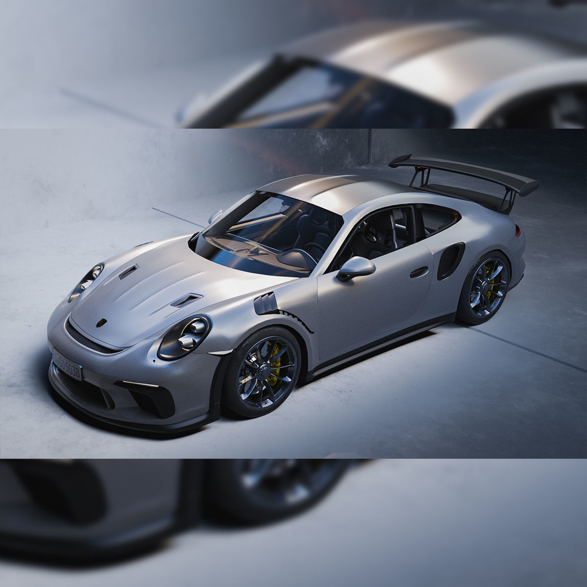 3D model Porsche 911 GT3 VR / AR / low-poly | CGTrader
