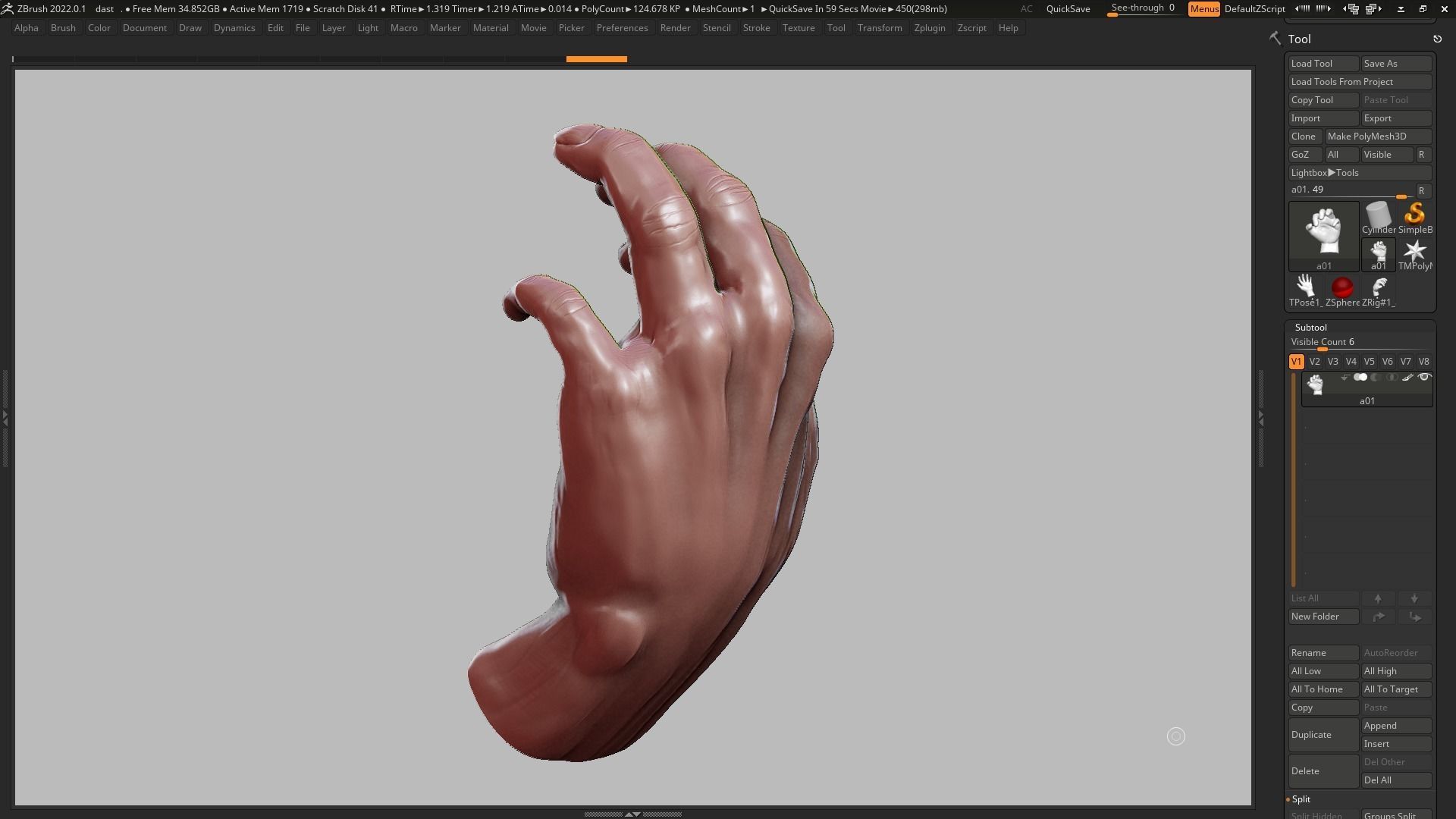 Hand pose 10 3d print model 3D model 3D printable | CGTrader
