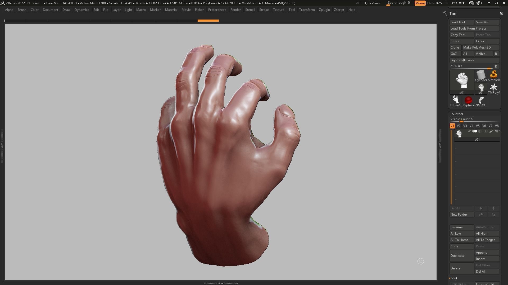 Hand pose 10 3d print model 3D model 3D printable | CGTrader
