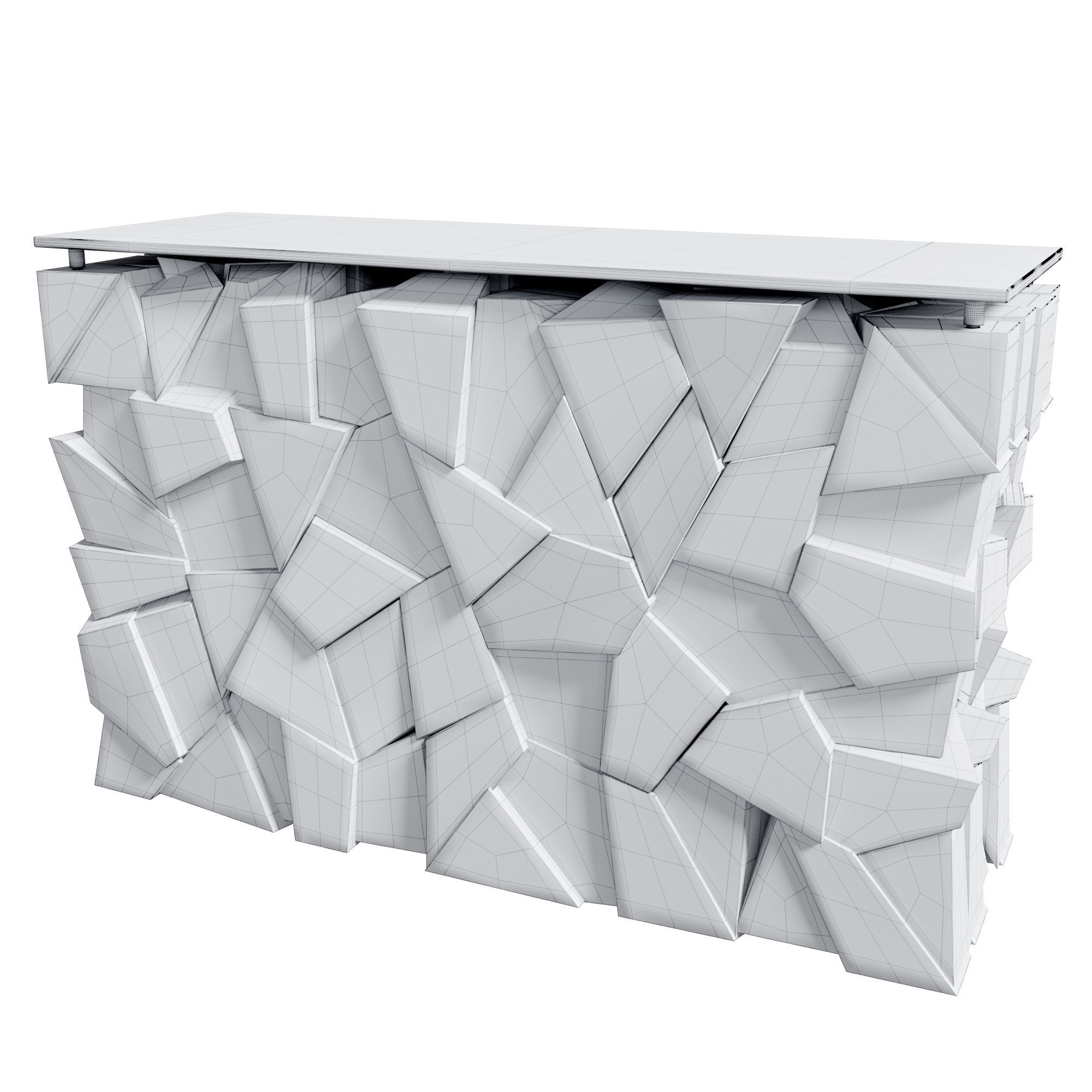 REFLECTION CONSOLE BAKER LUXE 3D model | CGTrader