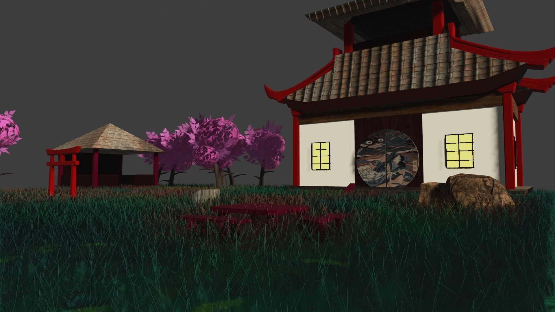 japan landscape 3D model | CGTrader