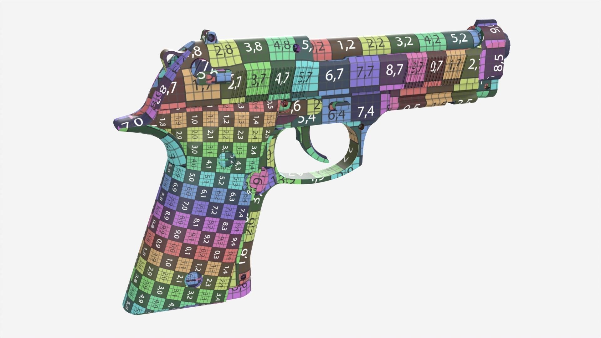 Airgun BB pistol 3D model | CGTrader