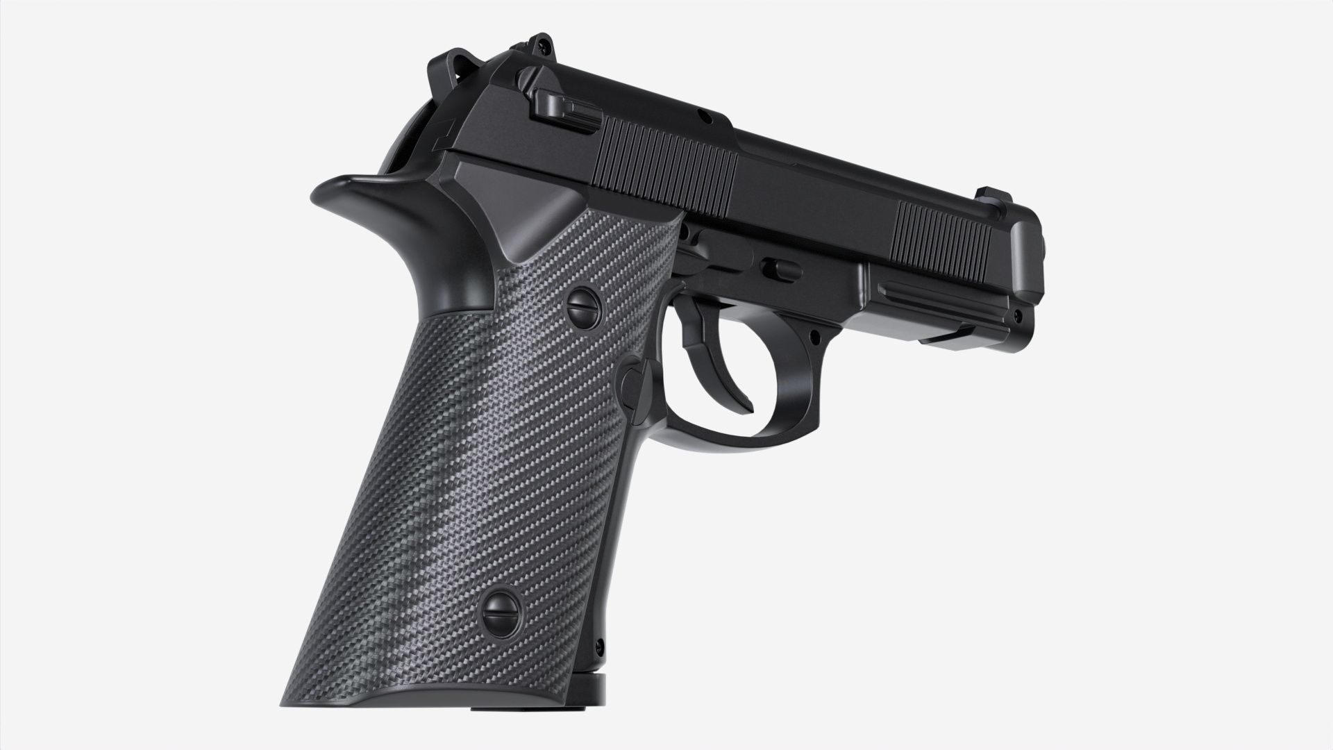 Airgun BB pistol 3D model | CGTrader