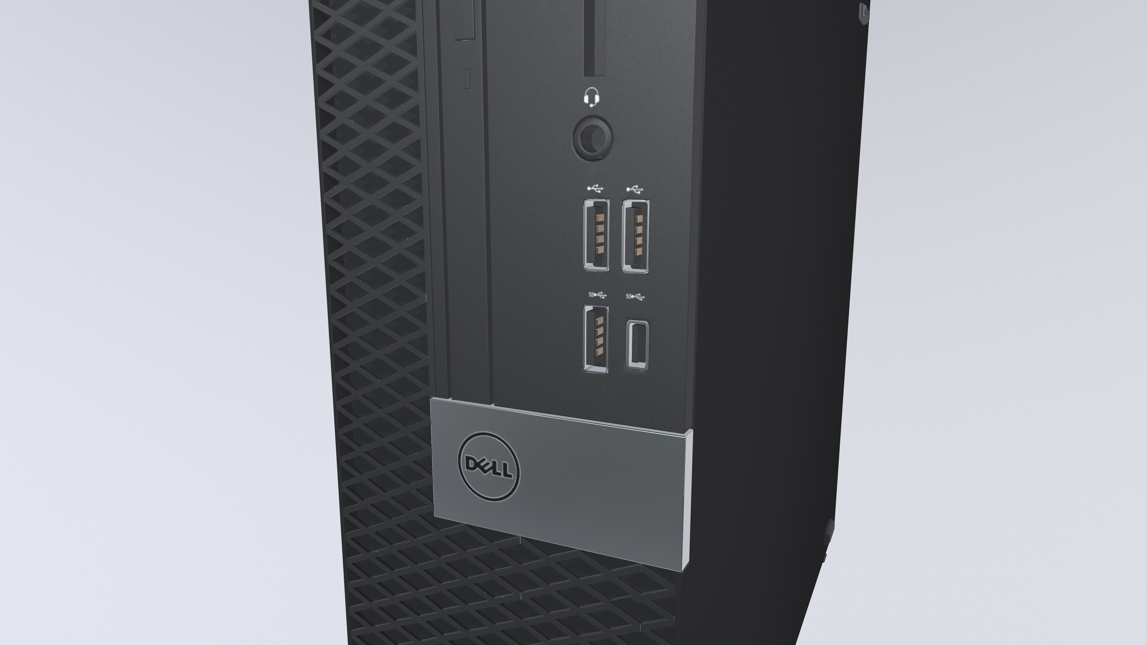 3D model Dell Desktop PC 3d Model VR VR / AR / low-poly | CGTrader