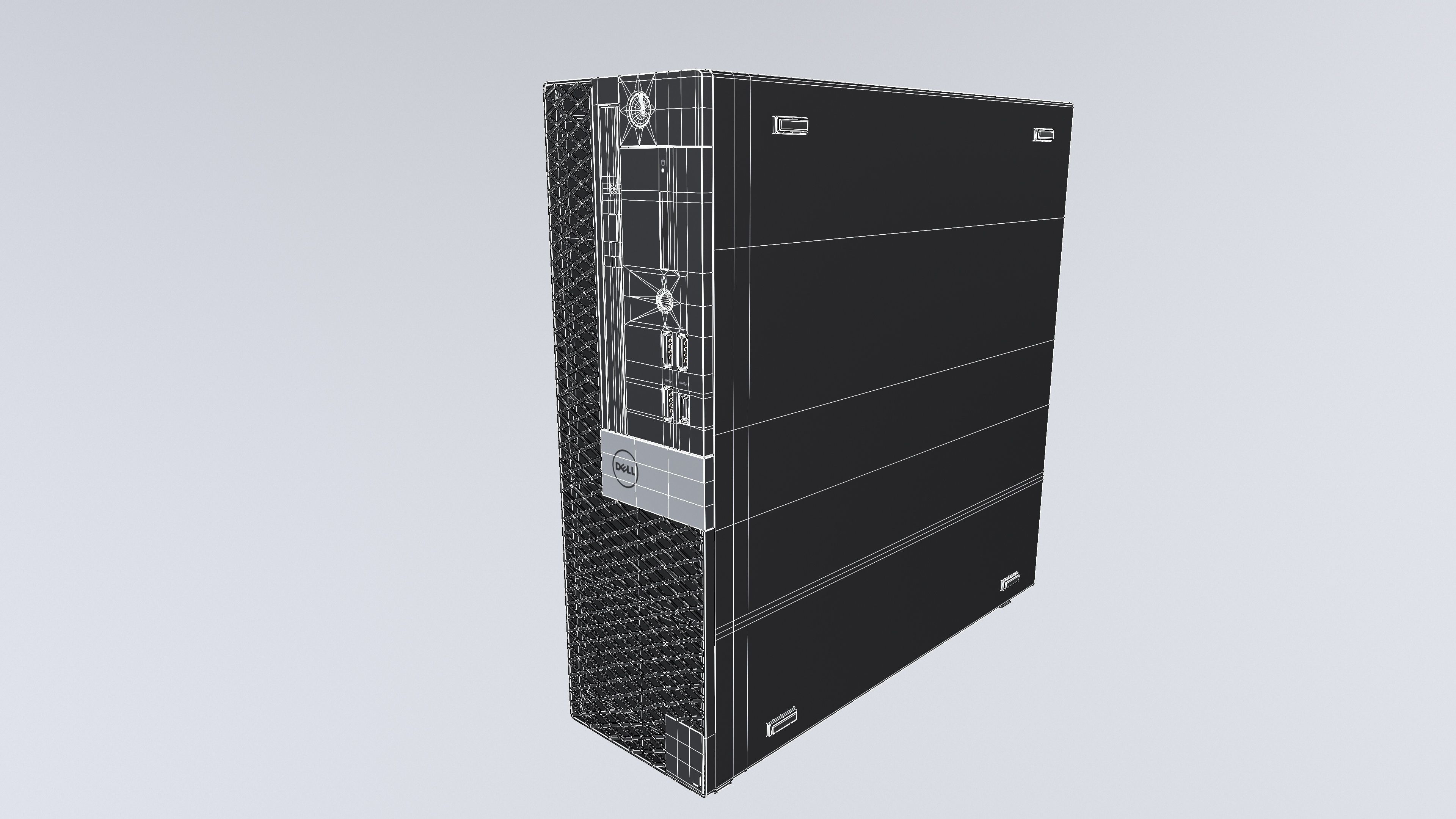 3D model Dell Desktop PC 3d Model VR VR / AR / low-poly | CGTrader