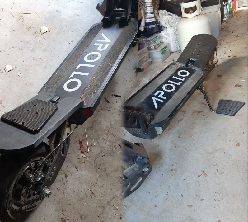 Apollo ghost rear footrest 3D model 3D printable | CGTrader