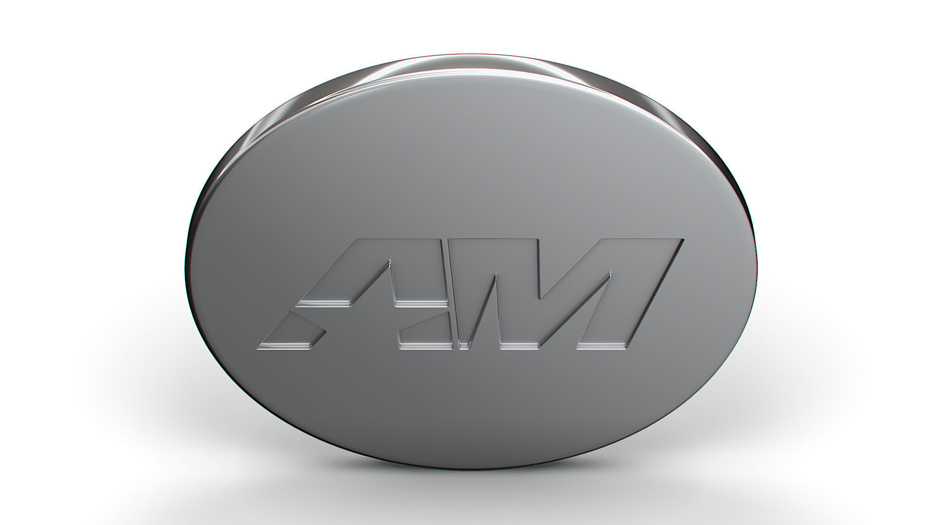 American Muscle logo 3D model | CGTrader