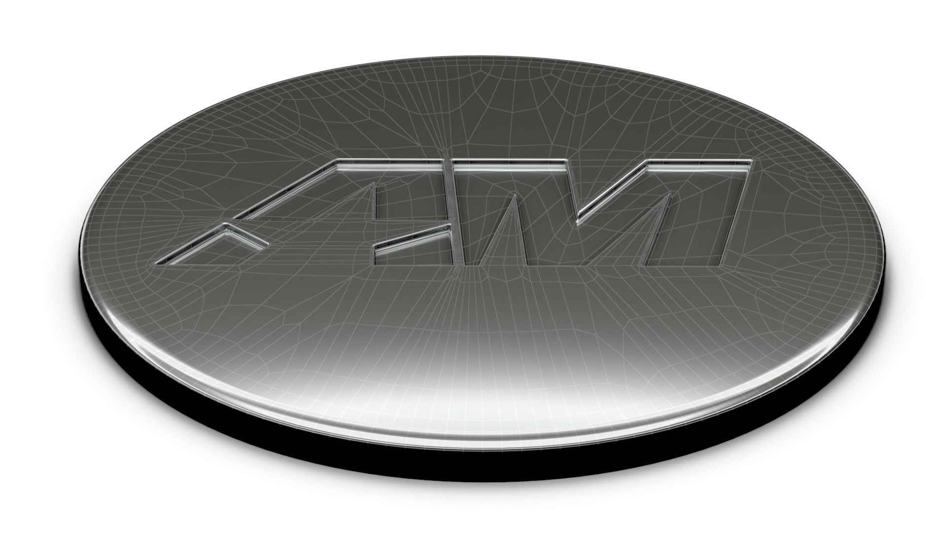 American Muscle logo 3D model | CGTrader