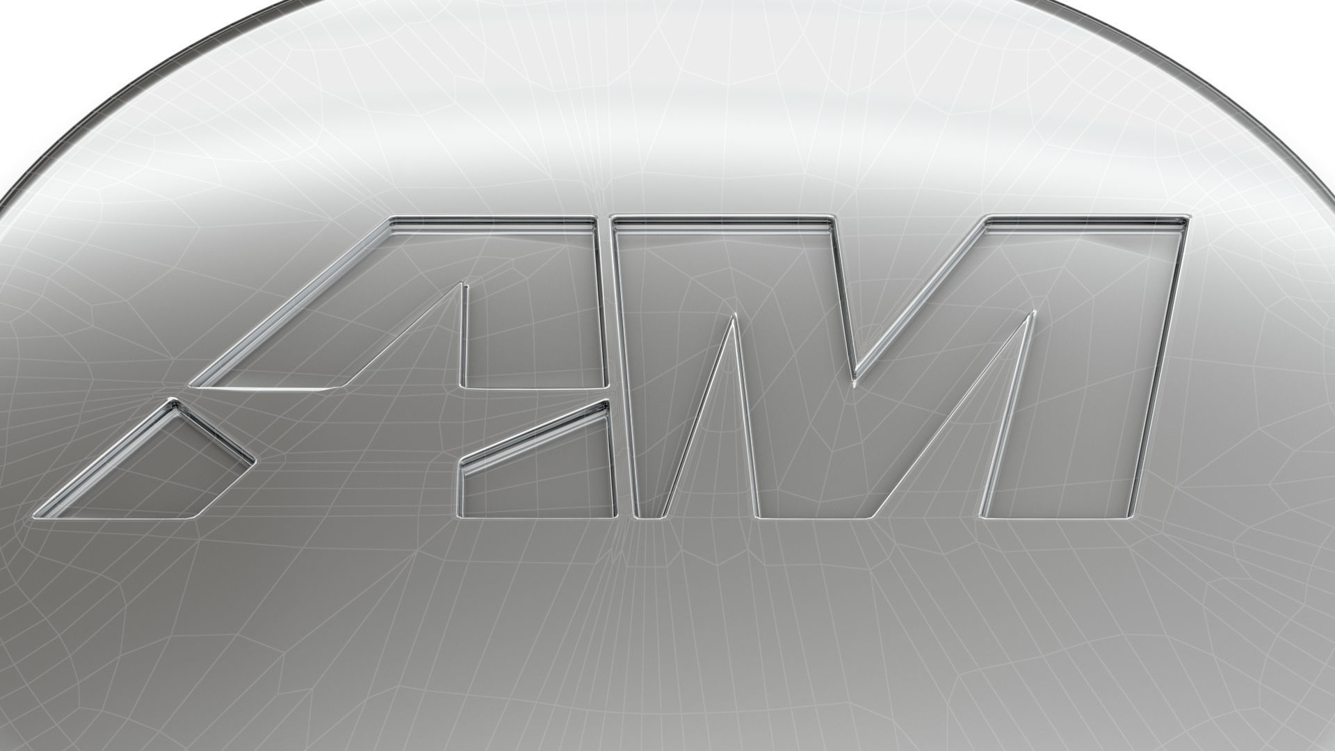 American Muscle logo 3D model | CGTrader
