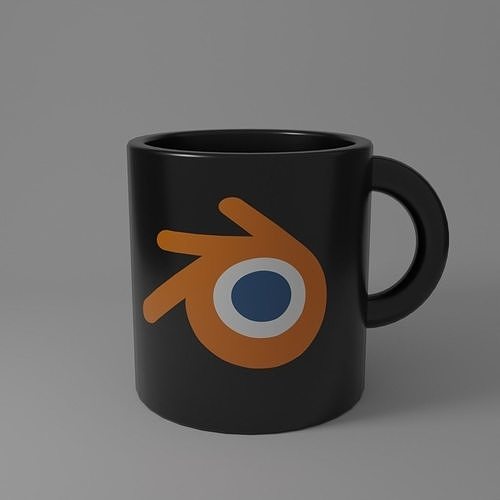 Blender Mug free VR / AR / low-poly 3D model | CGTrader