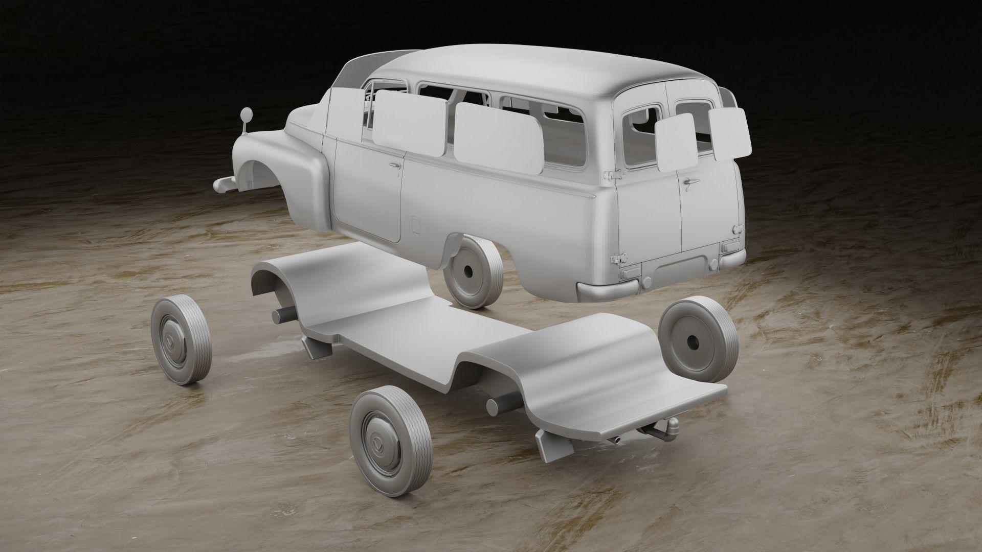 1965 Volvo Duett P210 stl for 3D printing 3D model 3D printable | CGTrader