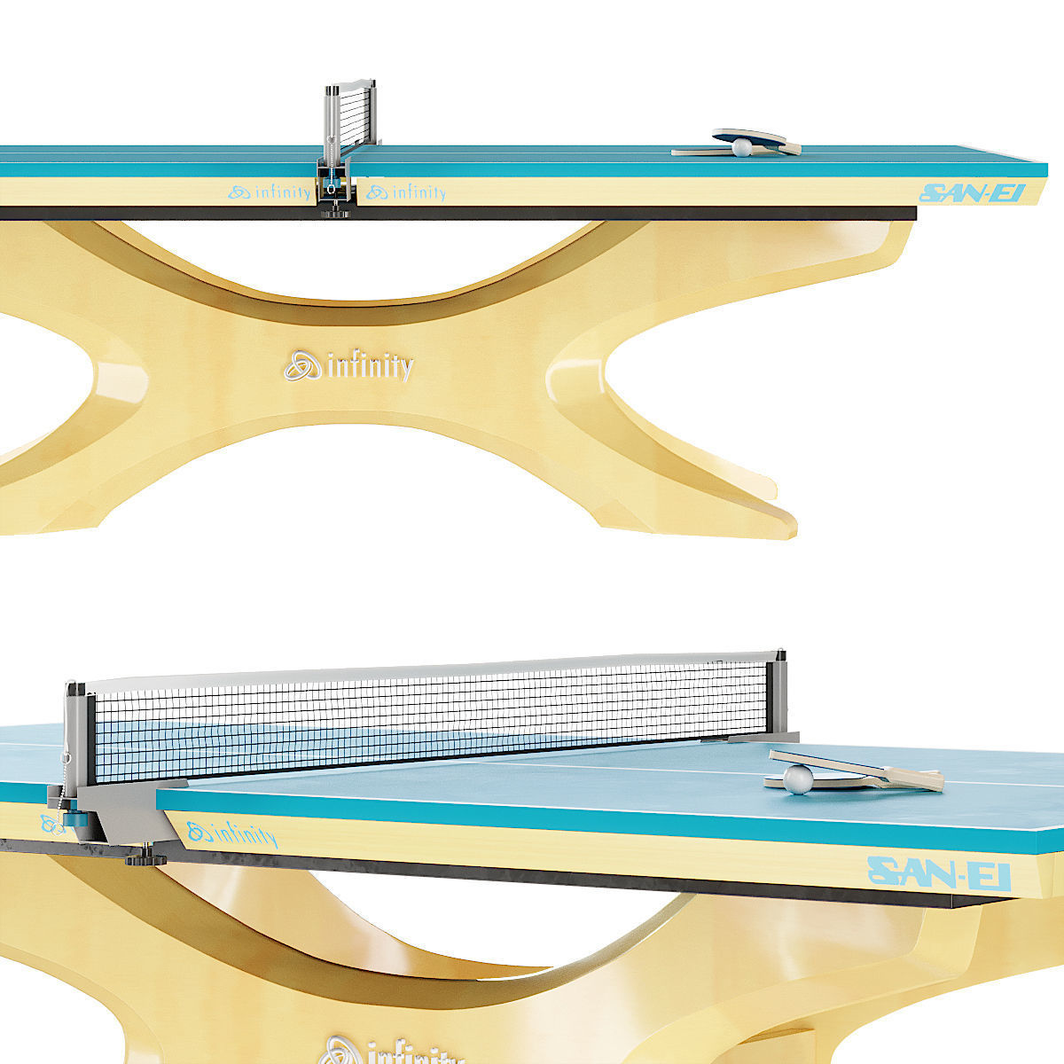 Professional tennis table SAN-EI Infinity Rio 3D model | CGTrader