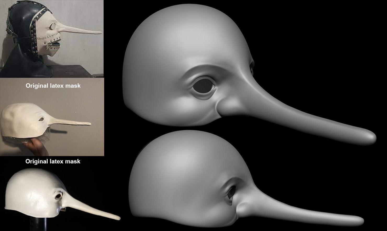 3D PRINTABLE LIAR MASK - aka SLIPKNOT BASE MASK 3D model 3D printable ...