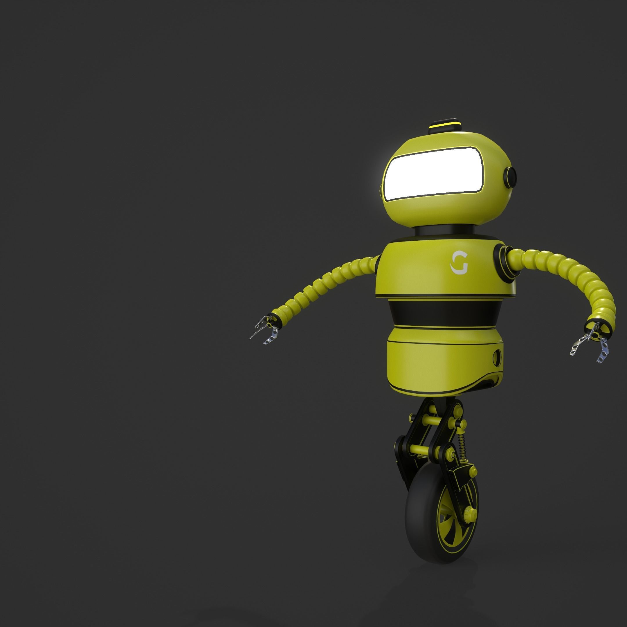 Robot 3D Character free 3D model rigged | CGTrader