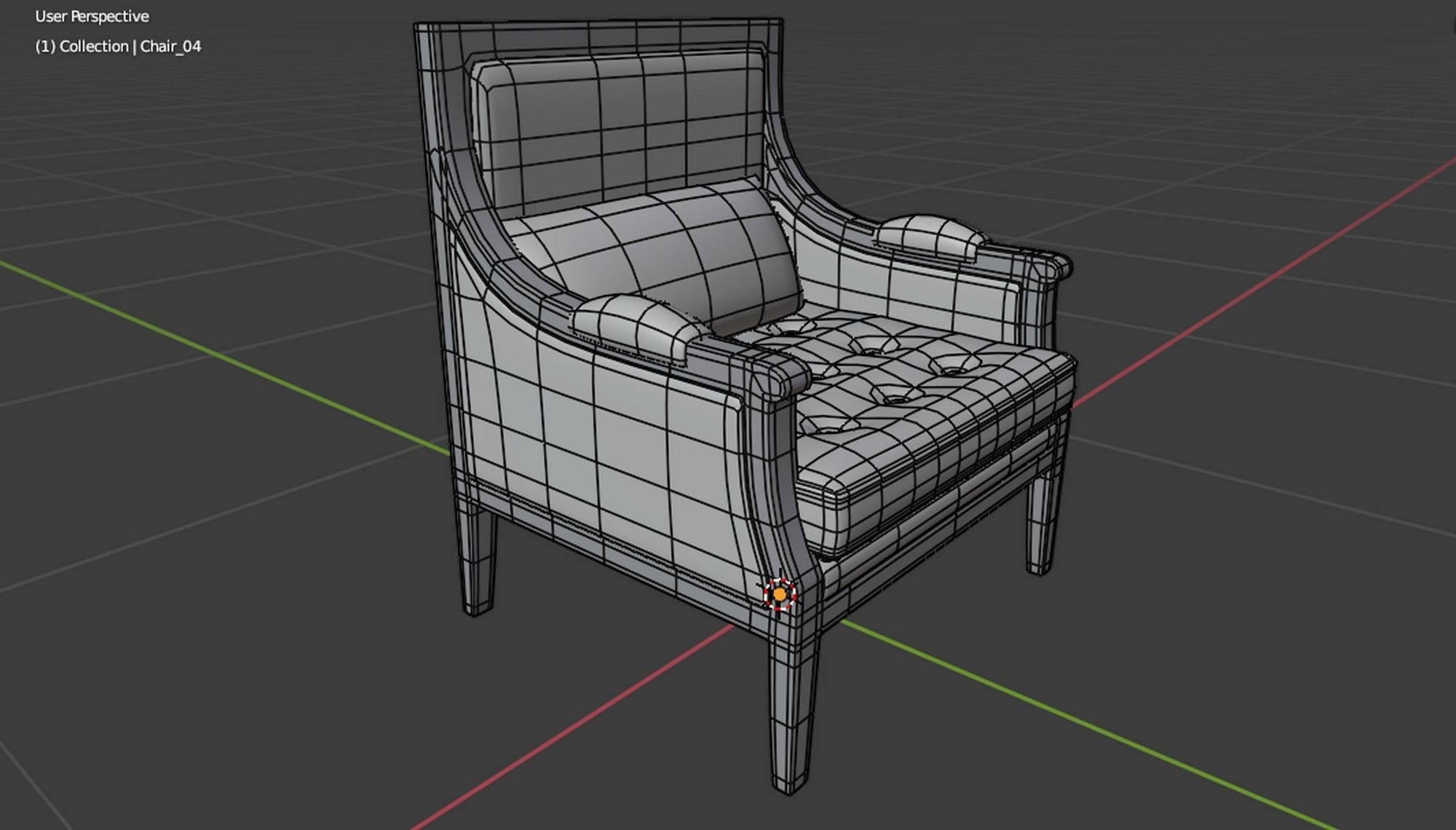 Chair 04 model in Blender 3D model | CGTrader