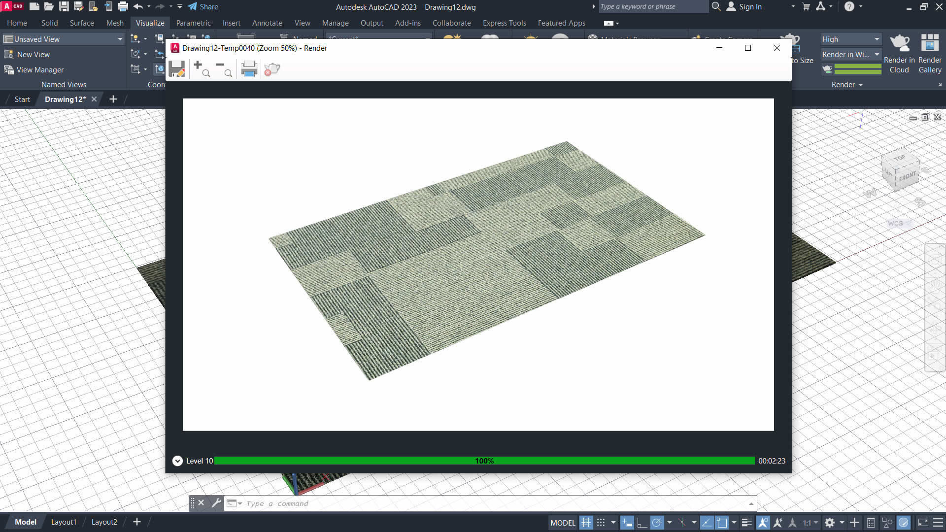 AutoCAD 3D Carpet 01 3D model | CGTrader