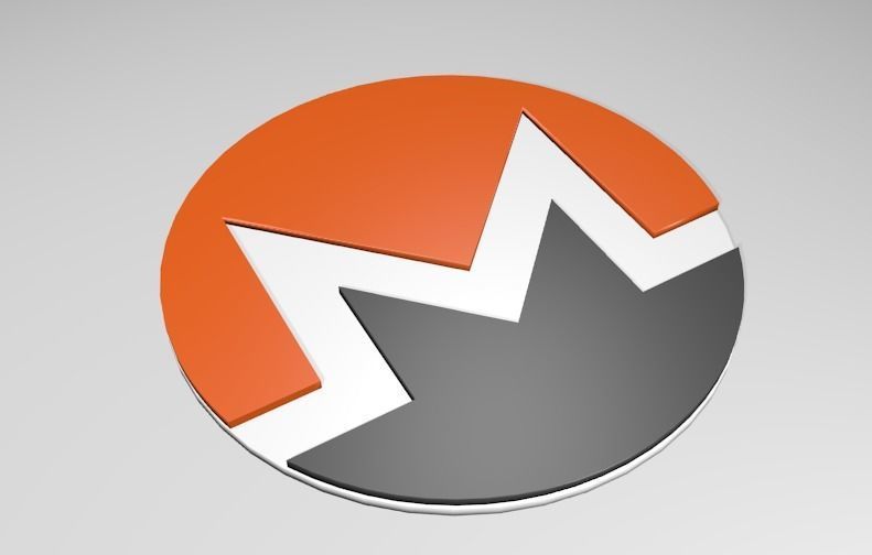 Monero Logo 3D model | CGTrader