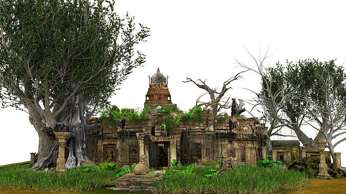ancient temples 3d model 3D model | CGTrader