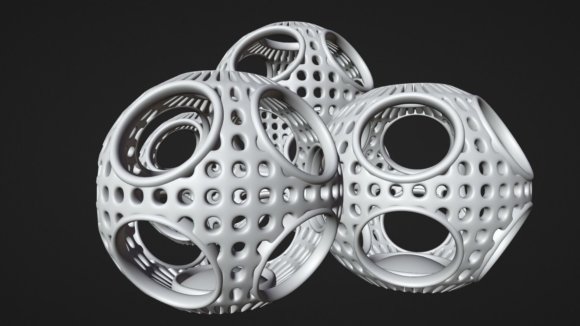 Modular Bubbles 3D model | CGTrader