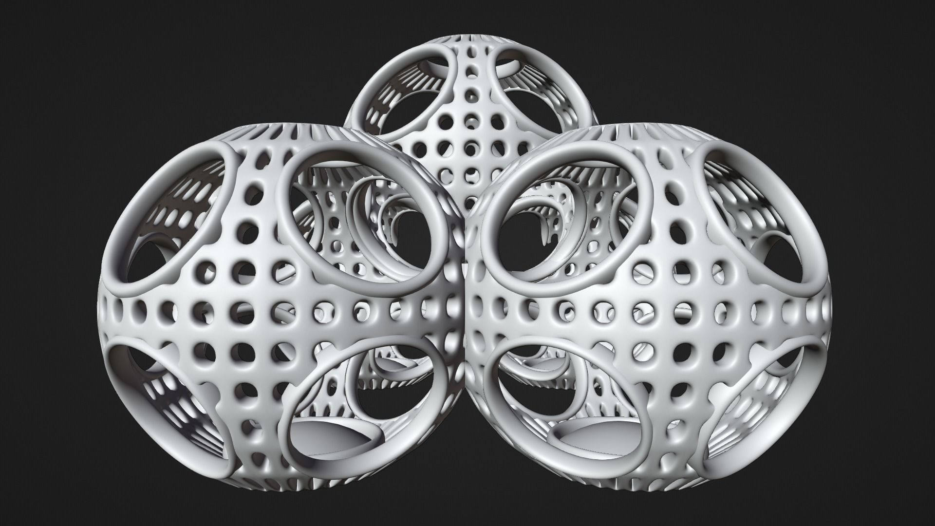 Modular Bubbles 3D model | CGTrader