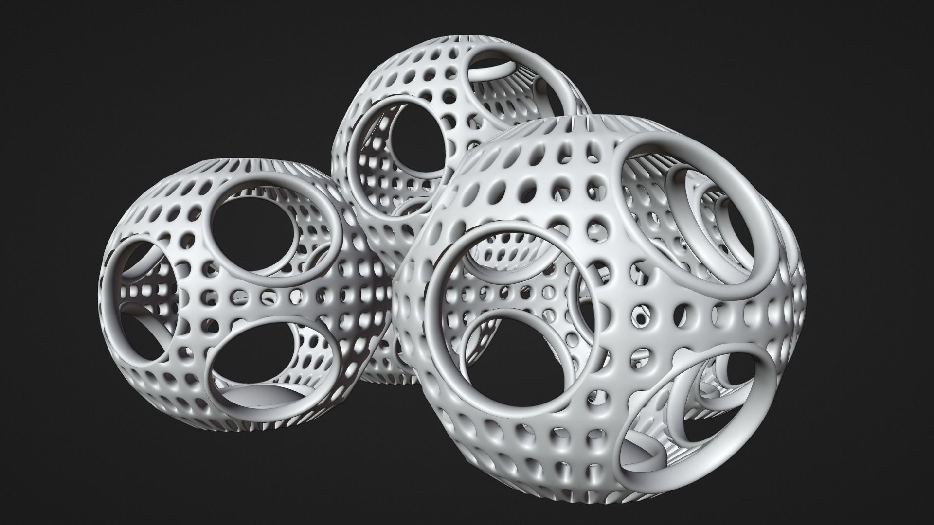 Modular Bubbles 3D model | CGTrader