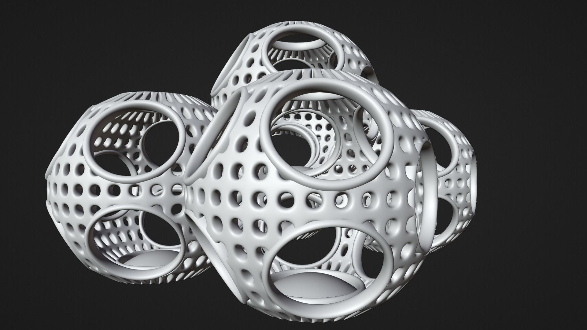 Modular Bubbles 3D model | CGTrader