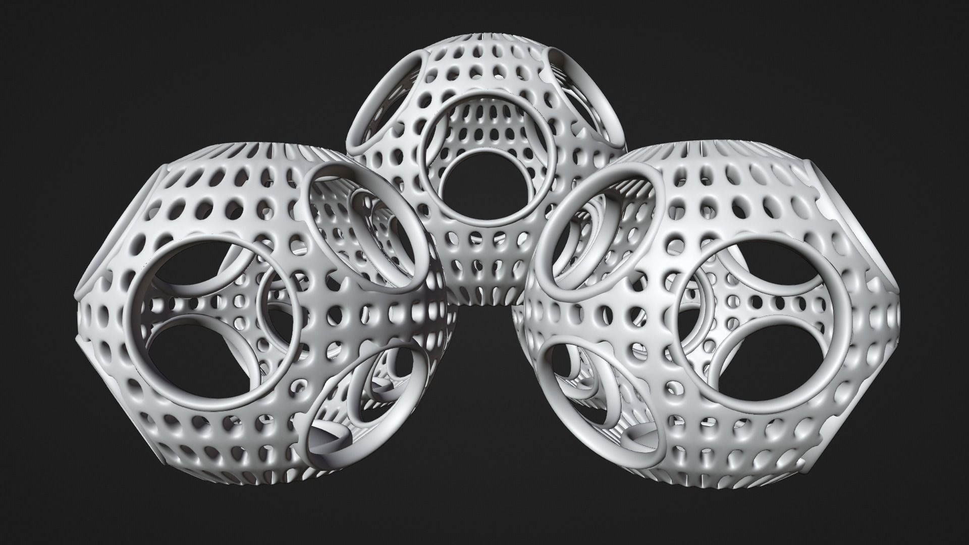 Modular Bubbles 3D model | CGTrader