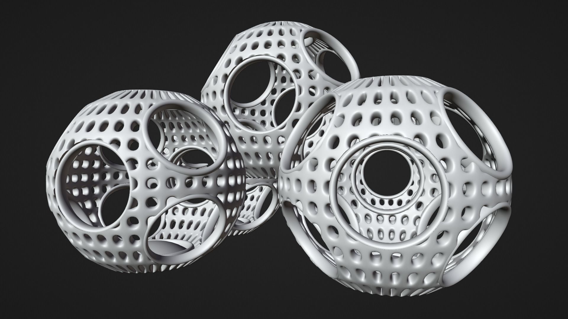 Modular Bubbles 3D model | CGTrader