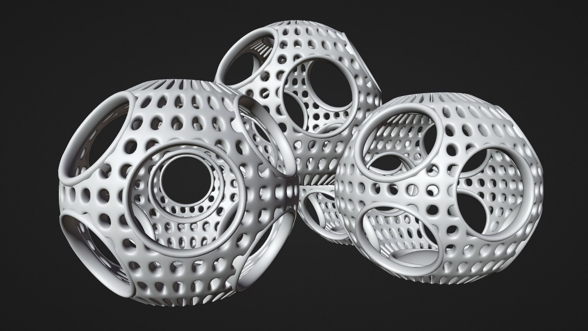 Modular Bubbles 3D model | CGTrader