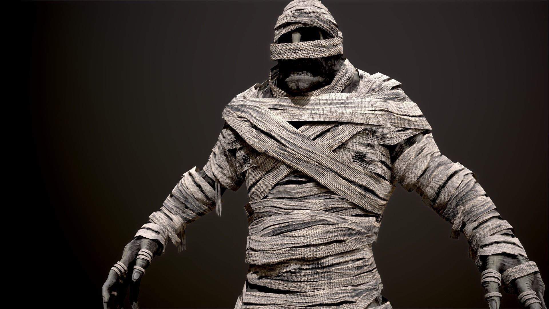3D model Mummy giant VR / AR / low-poly | CGTrader