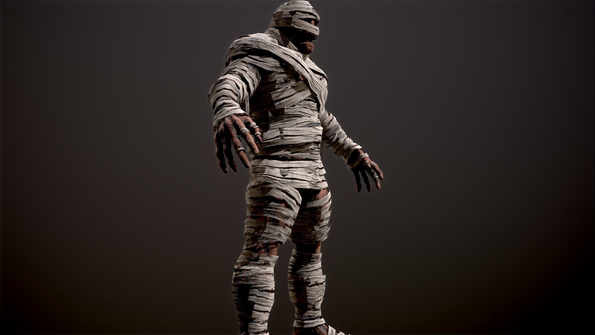 3D model Mummy giant VR / AR / low-poly | CGTrader