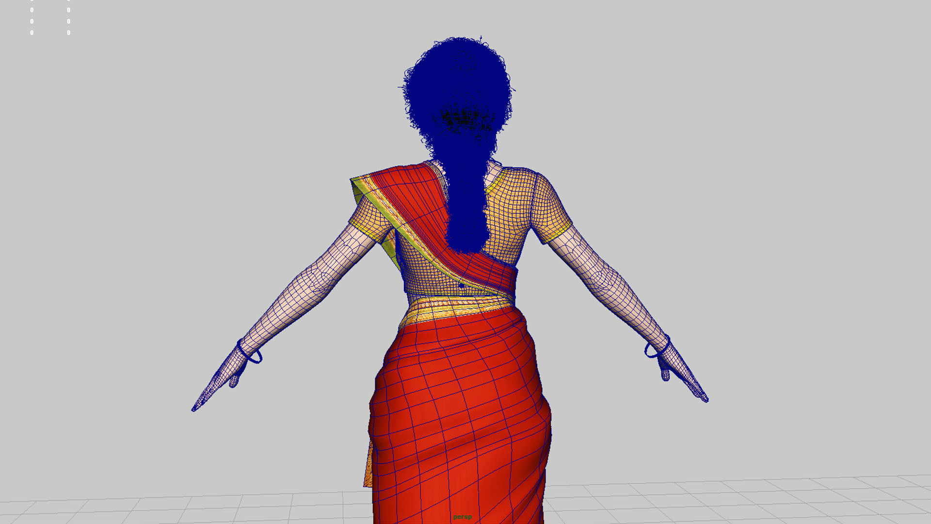 indian girl woman 3d model 3D model | CGTrader